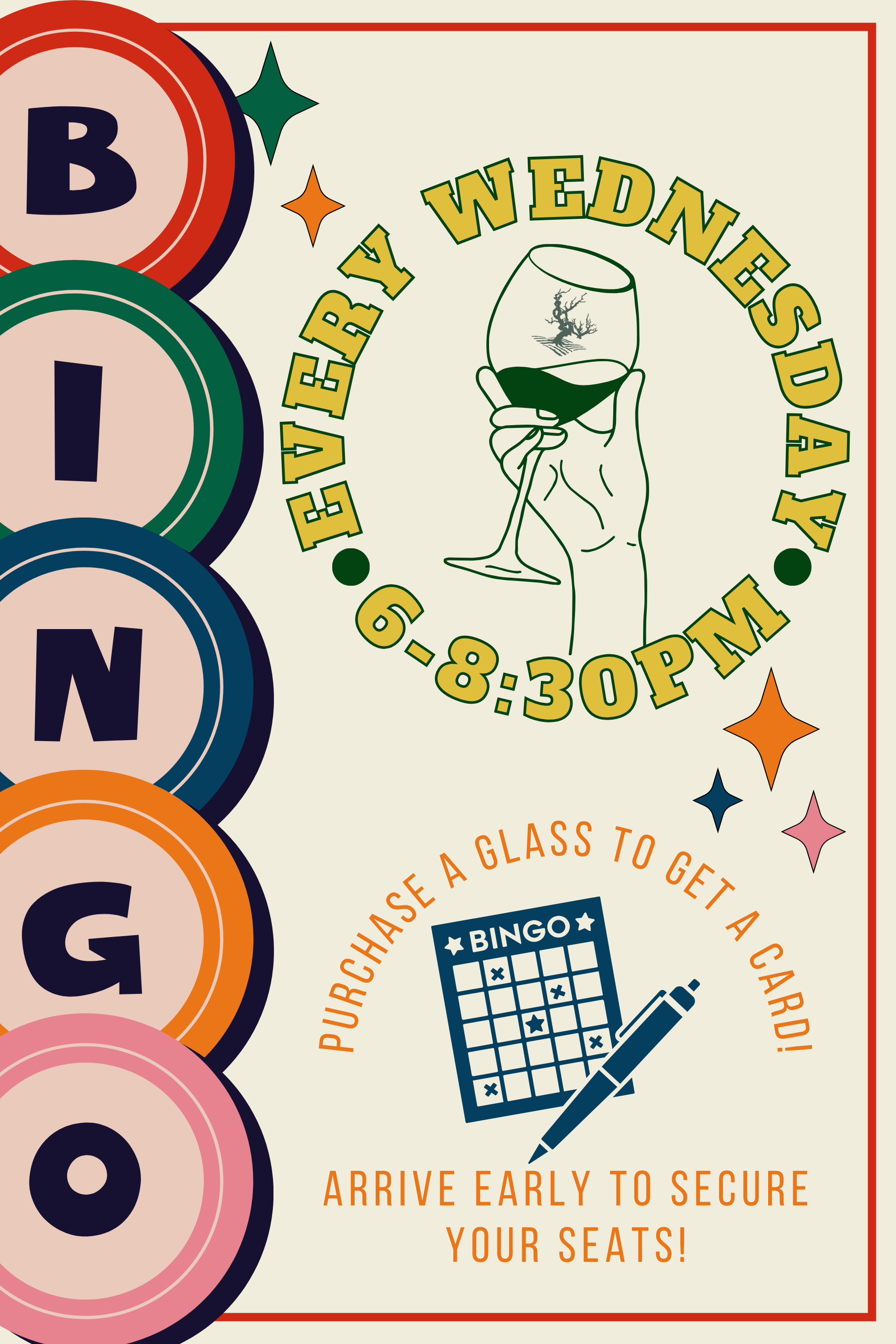Bingo Night at Paradise Springs Winery – Every Wednesday